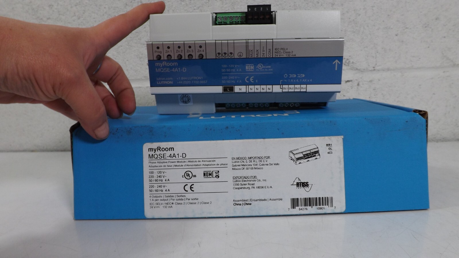 Defective+Lutron+MyRoom+MQSE-4A1-D+Phase+Adaptive+Power+Module+AS-IS ...