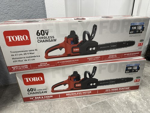 Toro 51850 60V Chainsaw with 2.5Ah Battery and Charger | eBay