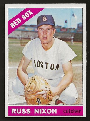 1966 Topps #227 Russ Nixon Boston Red Sox NRMT | eBay