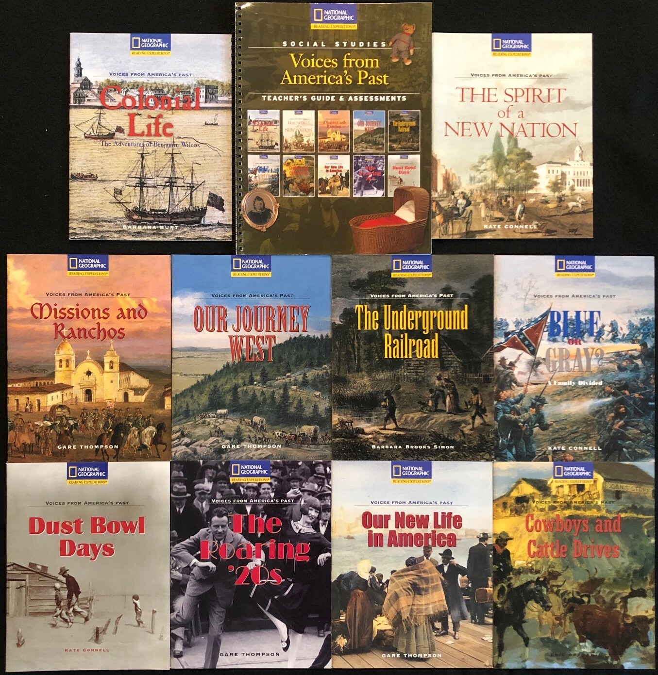 National Geographic - VOICES FROM AMERICA'S PAST - Teacher's Guide + 10 ...