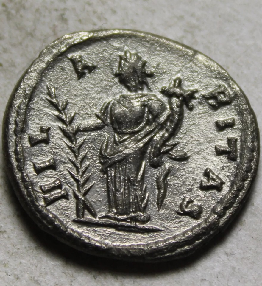 Rare Genuine ancient Roman silver coin Julia Domna Laodicea Hilaritas ...