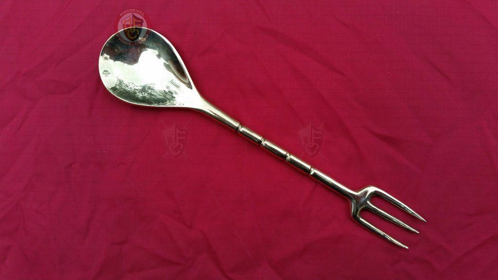 Roman Fork & Spoon made from brass for historical Roman reenactment | eBay