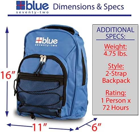 Emergency Survival Backpack Kit for Disaster Preparedness | eBay
