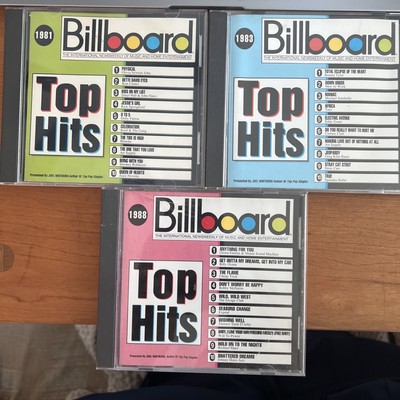 Billboard Top Hits 1981, 1983, 1988 Music Compilation CD Set | eBay