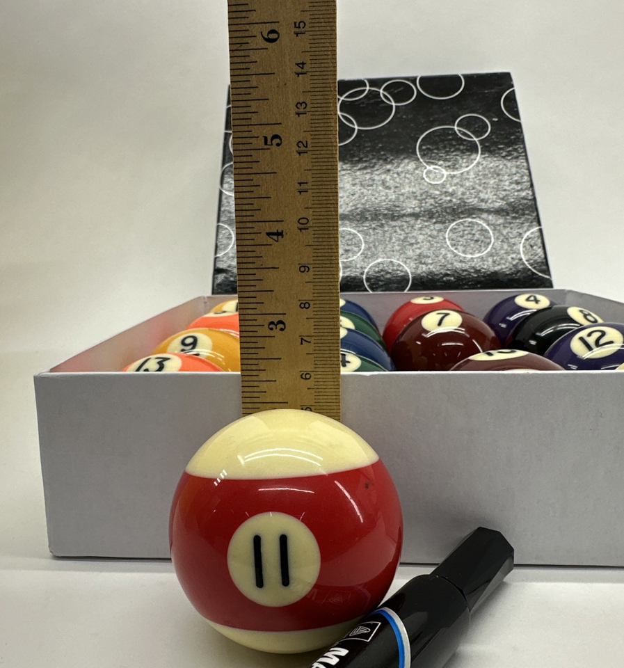 Vintage Billiard Balls Pool Ball Set Original Box Full Set | eBay