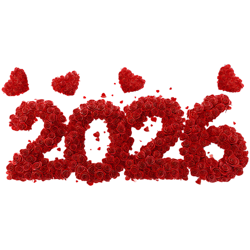 Rose Window Decal Heart-shaped Design Rose Motif Adhesive-free ...