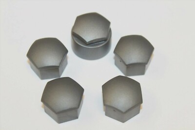 GENUINE WHEEL NUT COVERS FOR AUDI A1 A3 A4 A5 A6 Q5 A7 Q3 17mm BOLT ...