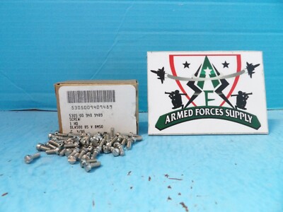 AIRCRAFT AVIATION MACHINE SCREWS 5305-00-940-9489 THREAD 6-32 | eBay