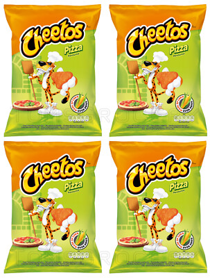 4 CHEETOS PIZZA Flavor Chips Snacks Crisps 160g 5.6oz | eBay