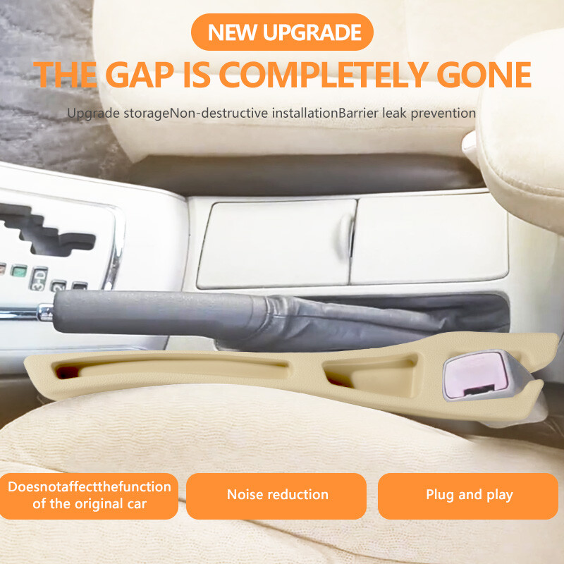 2Pack Universal Car Seat Gap Filler Plug Strip Blocker Stopper For Car ...