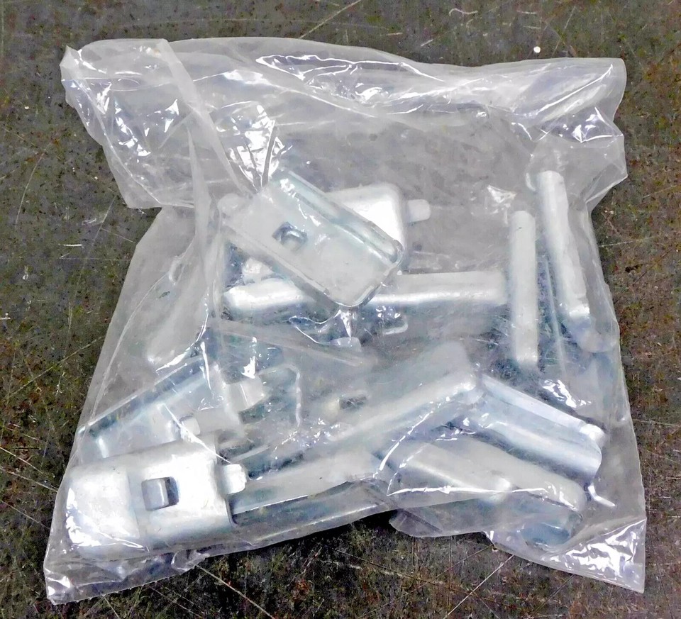 Lot of Twenty (20) Edsal Steel Shelf Clips Industrial Metal Shelving ...