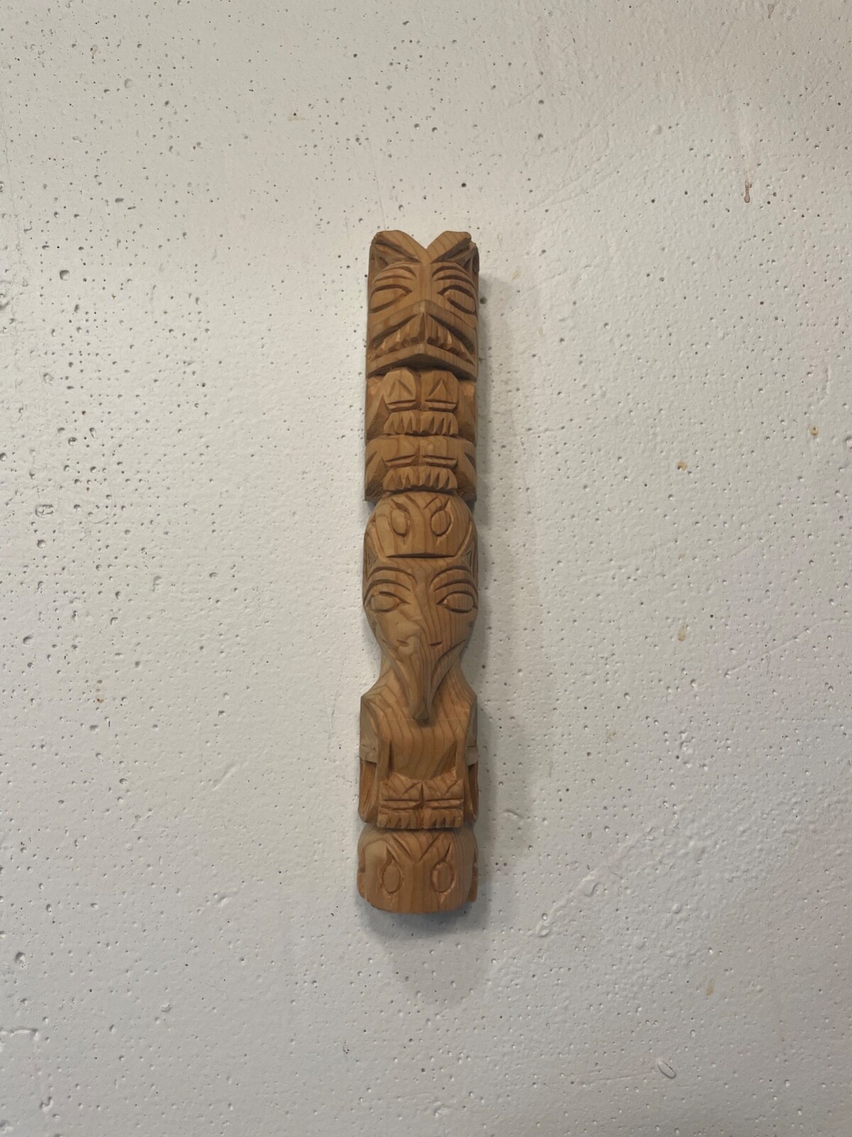 Mini Wooden Totem Pole | eBay