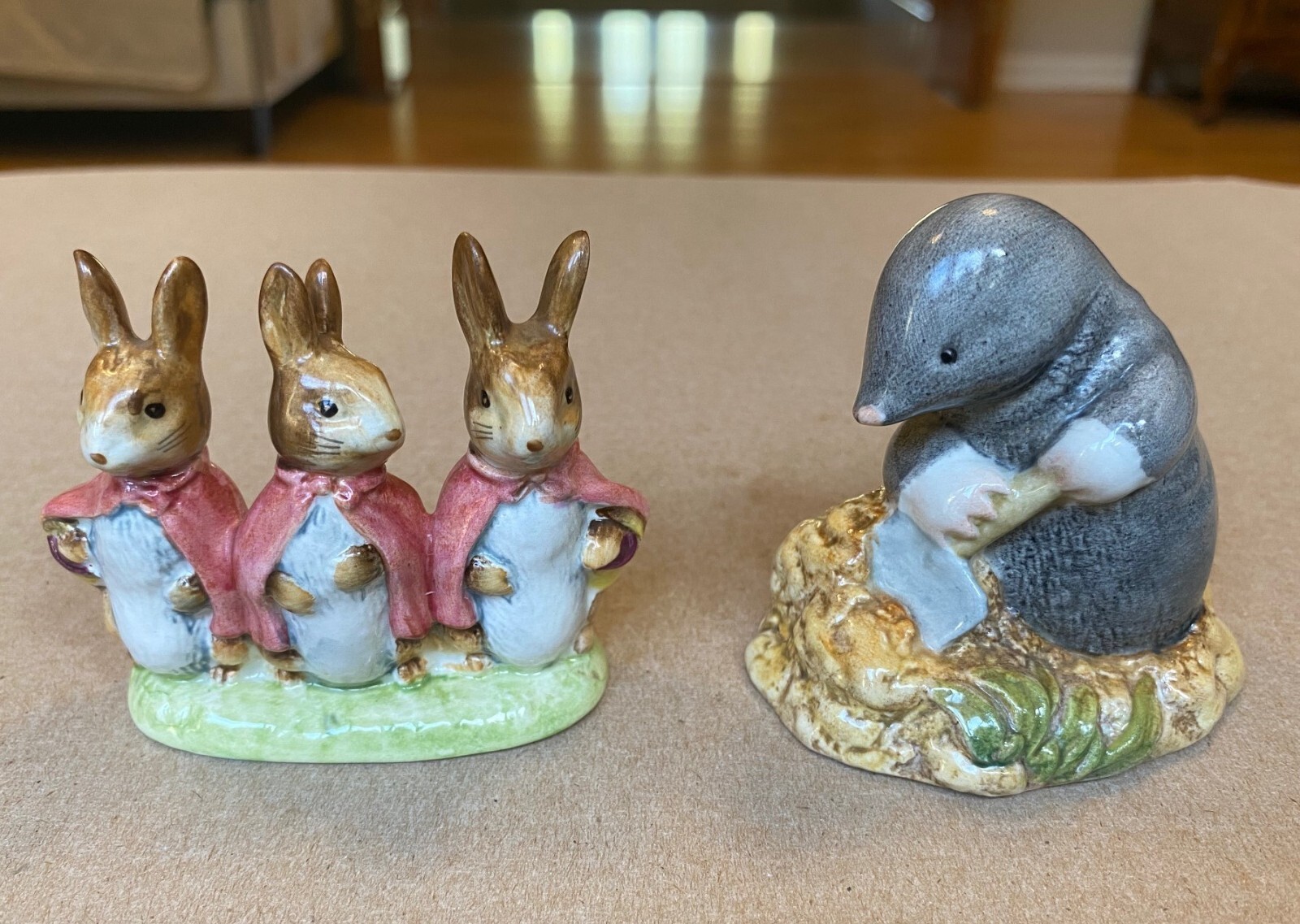 Large collection of Beatrix Potter porcelain figurines Beswick England ...
