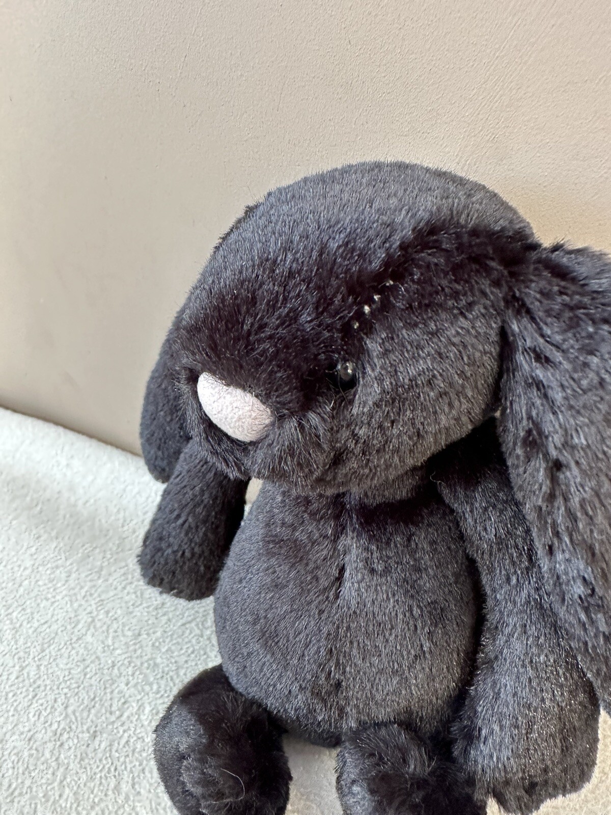 NEW Jellycat Small Treacle Black Bashful Bunny Rabbit Soft Toy ...