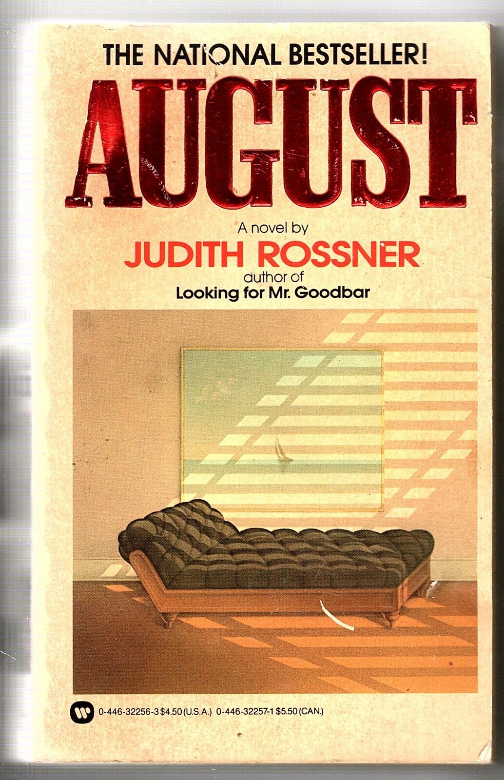 AUGUST BY JUDITH ROSSNER ,1983/1984, PAPERBACK BOOK | eBay