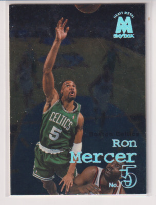 Ron Mercer 1999 Skybox Heavy Metal Basketball Sample, Promo Card $1.00 ...