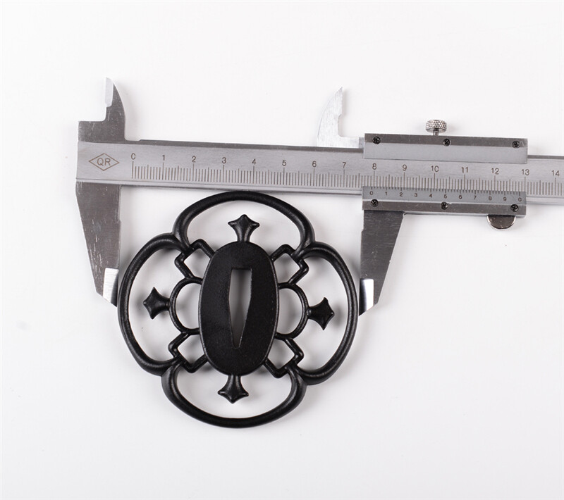 All kinds of Iron Tsuba Black Hand Guard Plate for katana wakizashi ...