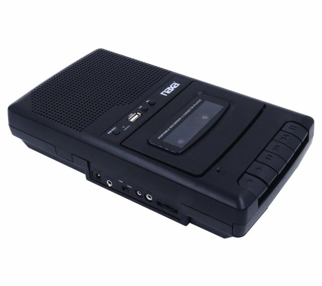 Naxa NPB-300 Portable Cassette Recorder & Digital Converter - Black for ...