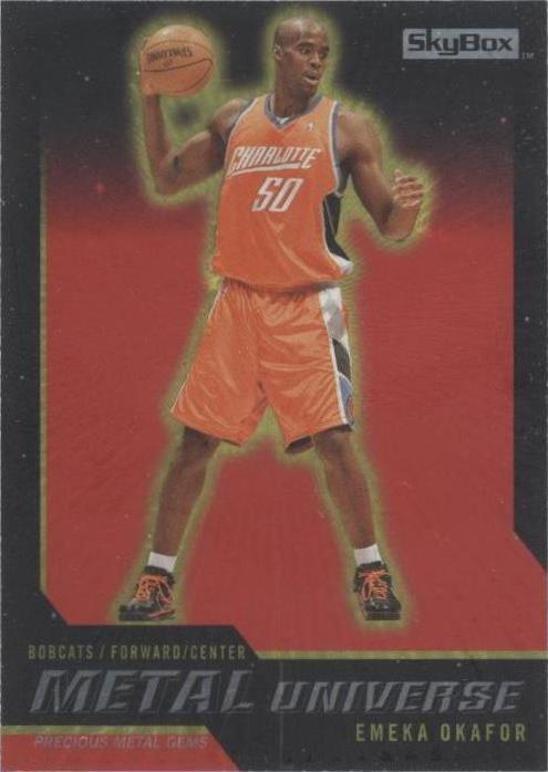 2008-09 Skybox - Metal Universe Emeka Okafor #53 Precious Metal Gems ...