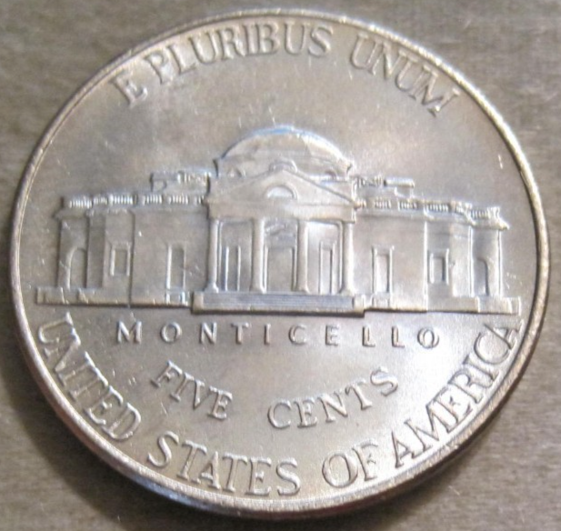 TONED AS SHOWN ~ 2000 P UNCIRCULATED JEFFERSON NICKEL WITH FULL STEPS ...
