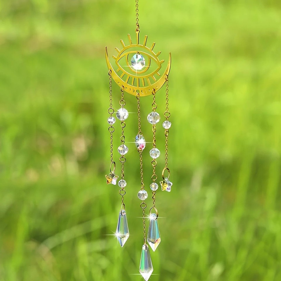 Evil Eye Pendant Hanging Round Evil Eye Metal Suncratcher Pendant Hanging Decor | eBay Australia