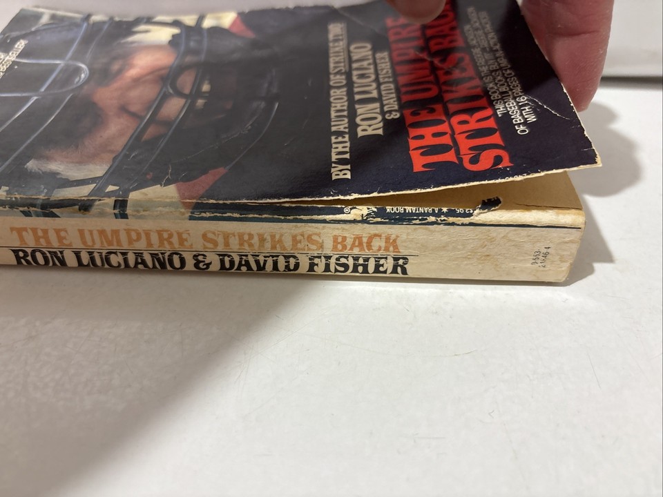 The Umpire Strikes Back by Ron Luciano and David Fisher Paperback Used ...