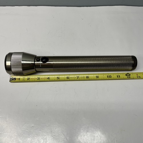 Craftsman Vintage 3 D cell aluminum flashlight 13" Long Mag Light Type ...