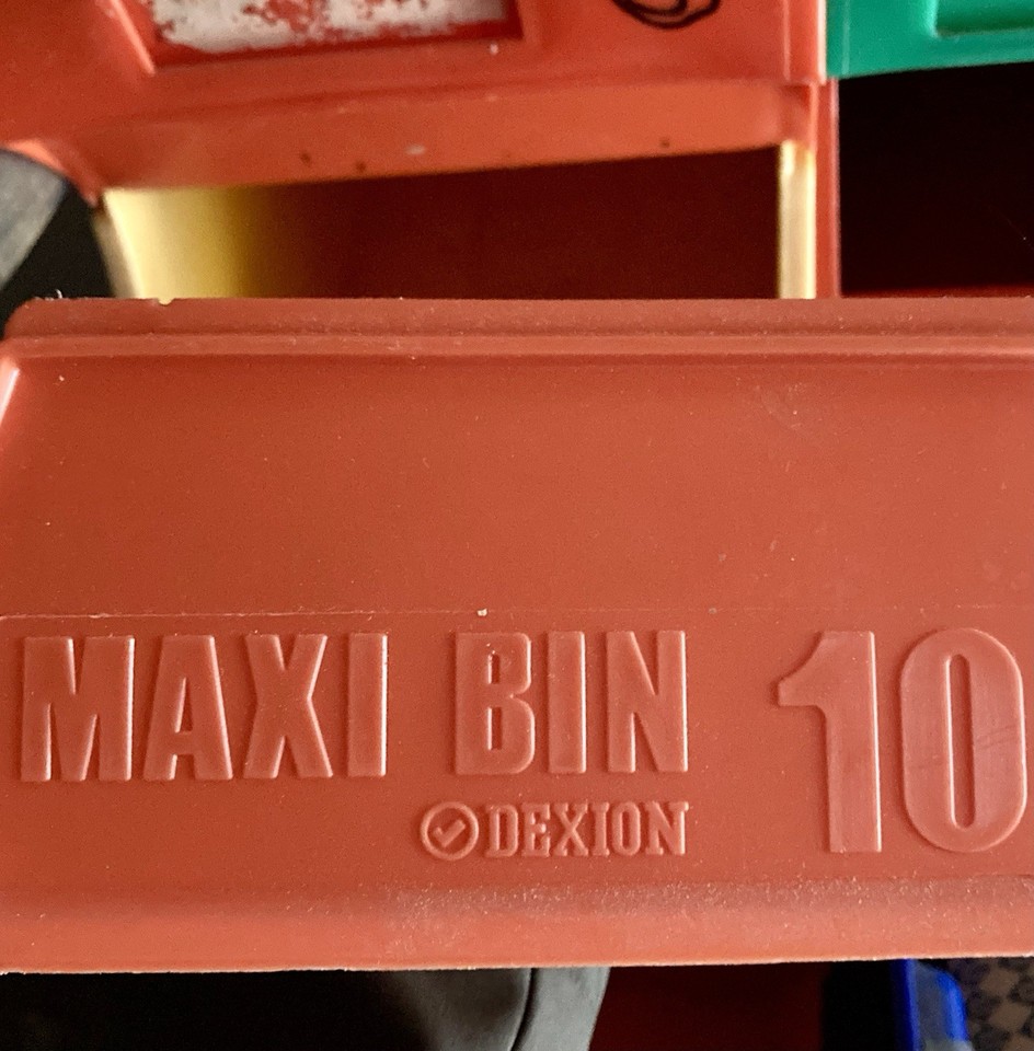 Dexion Maxi Bins (vintage) – Plastic Storage Bins Various Sizes (22 ...