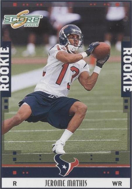 2005 Score - Rookie Jerome Mathis #381 (RC) for sale online | eBay