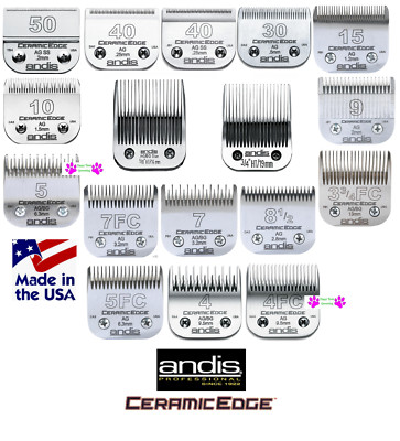 ANDIS CERAMICEDGE&Steel Detachable BLADE*Fit AGC,AGR,AG,MBG,EXCEL,PULSE ...