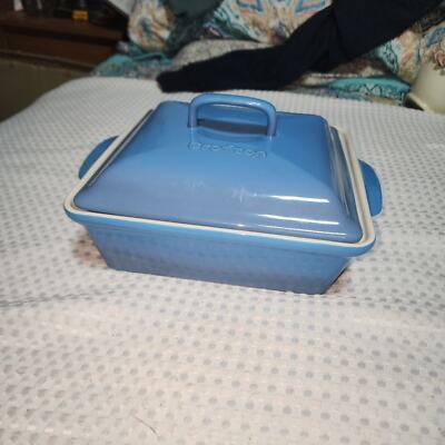 CROFTON EUC 9.25" SQUARE STONEWARE BAKING DISH WITH MATCHING LID | eBay