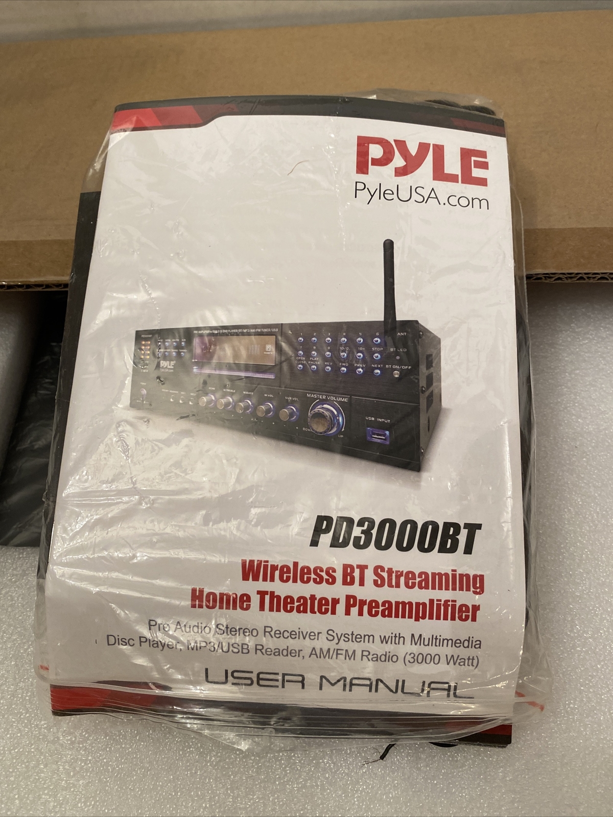 Pyle PD3000BA Bluetooth Home Theater Preamplifier - Black for sale ...
