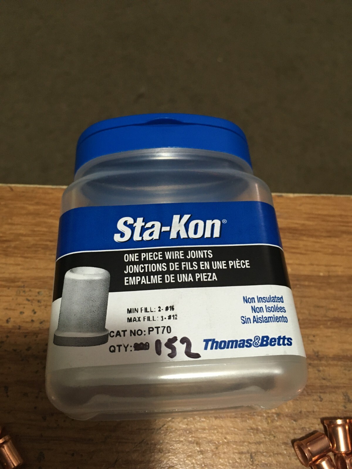 (152) Stakon® (3) 14 - (2) 12 AWG Crimp-On Pin Terminal | eBay