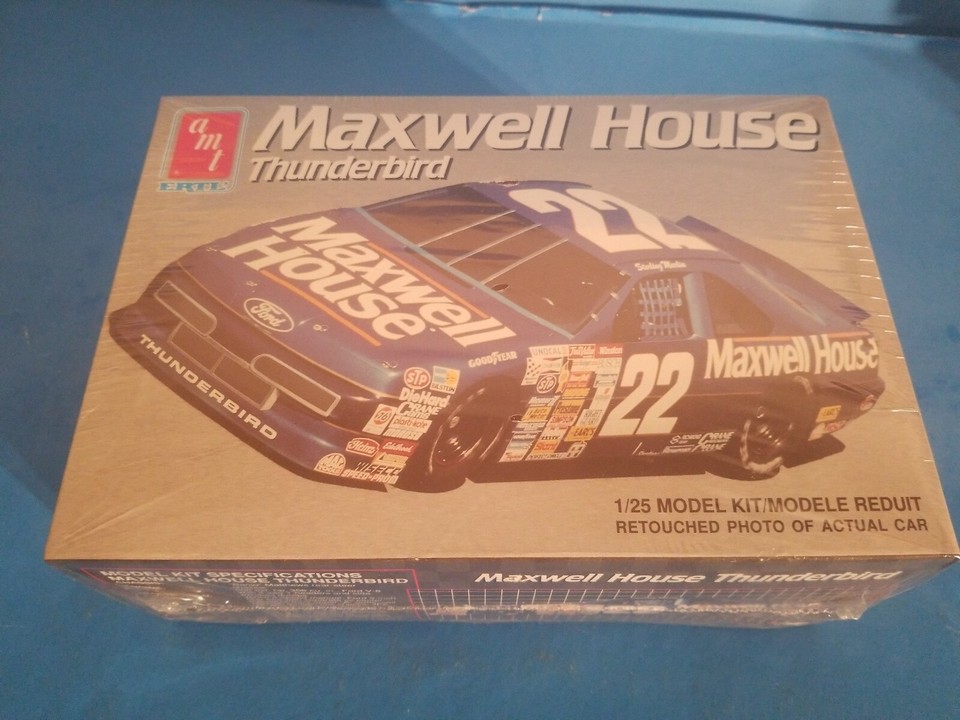 AMT Ertle Maxwell House Thunderbird 1/25 Model Kit, Number 6457 | eBay