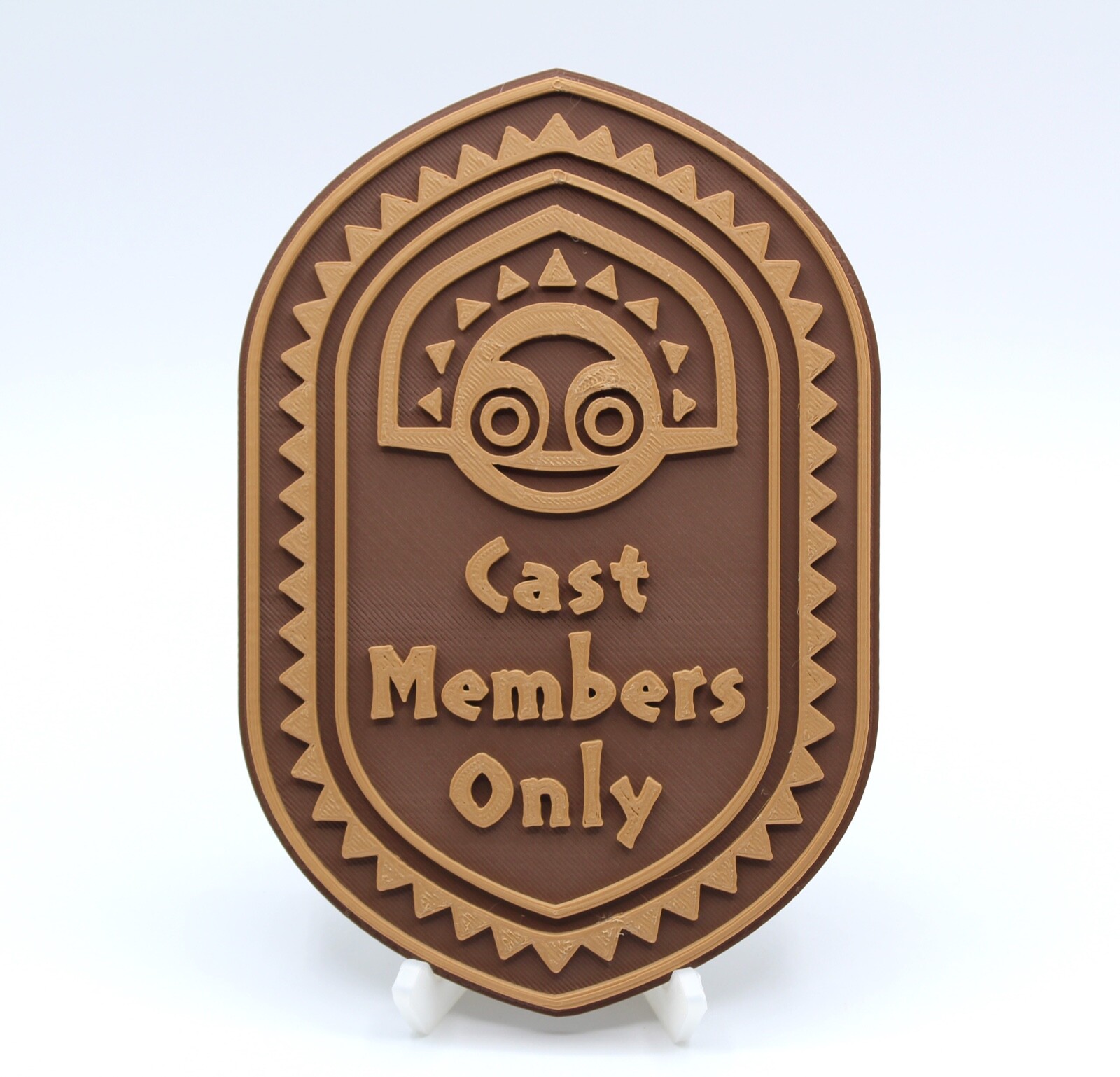 Polynesian Resort 3D Printed Cast Members Only Sign Plaque Disney World ...