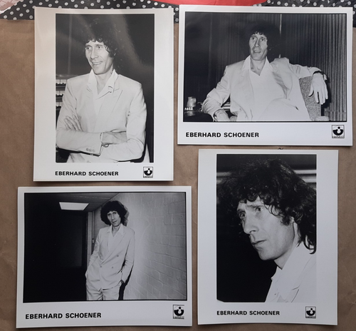 Eberhard Schoener - 4 x Harvest Records 8" X 10" PROMO PHOTOS Jon Lord ...
