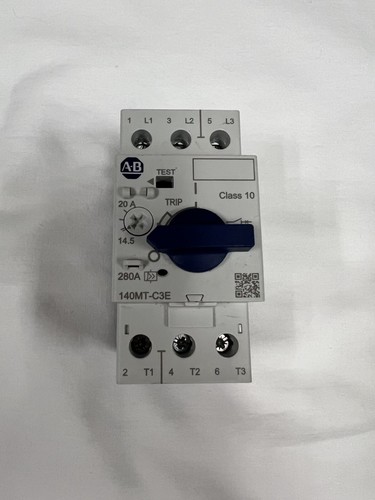 Allen Bradley 140MT-C3E-C20 Ser. A Motor Protection Circuit Breaker 14. ...