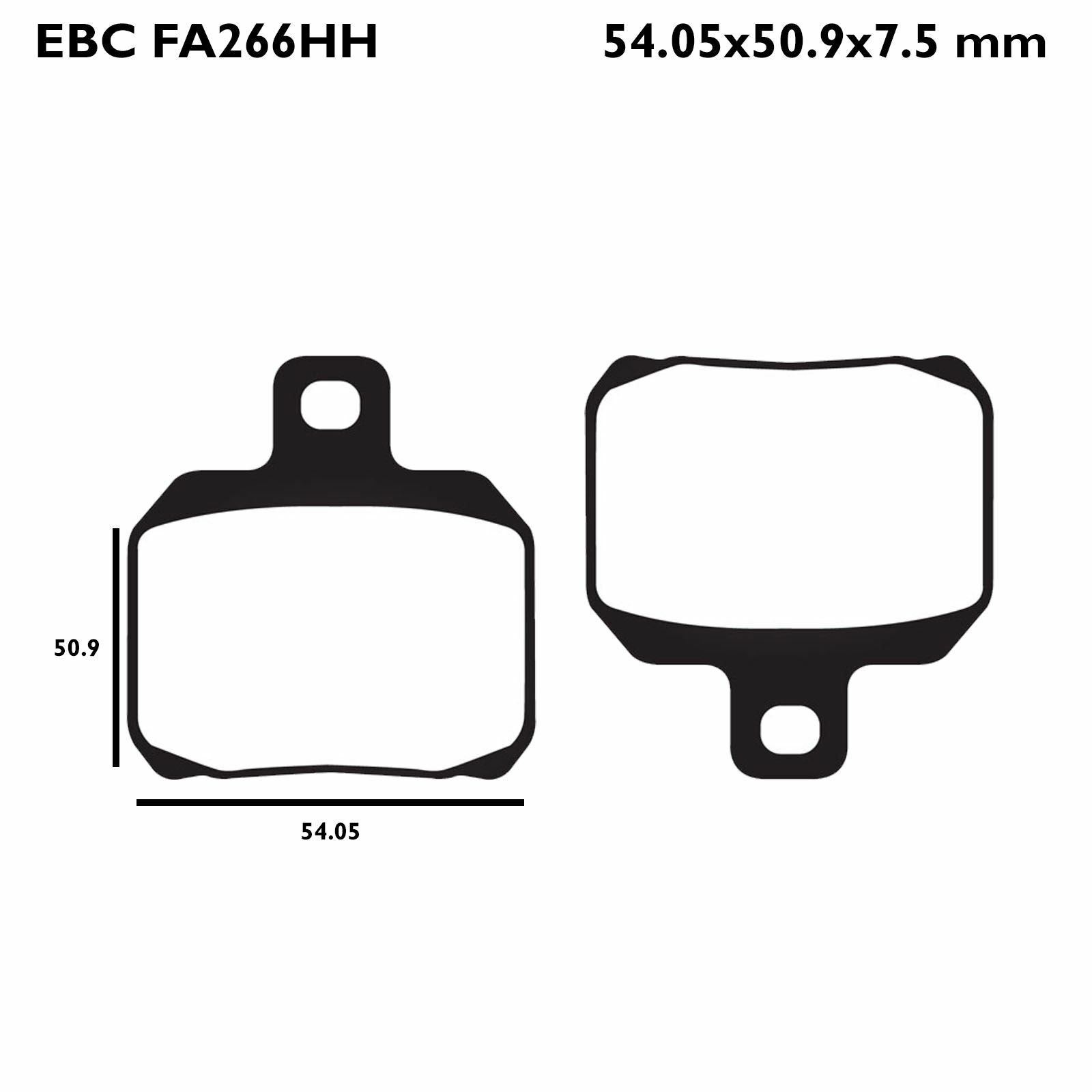 EBC FA266HH Sintered Brake Pads for KTM RC8 08-10 | eBay UK