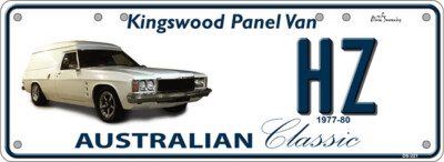 Holden HZ 1977 1978 1979 80 Number Plates GMH Licence Vanity Sign ...