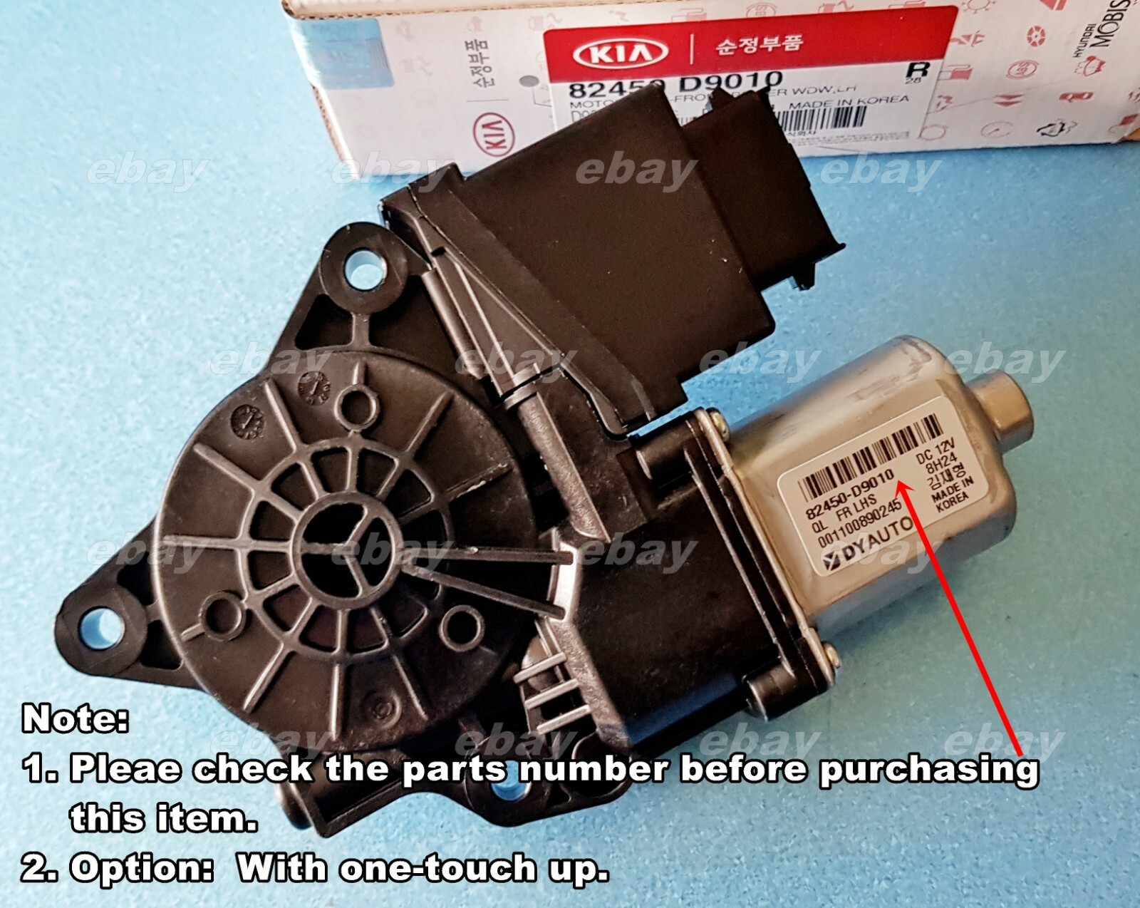 OEM Front Power Window Motor Left Side LH KIA Sportage 2017-2019 ...