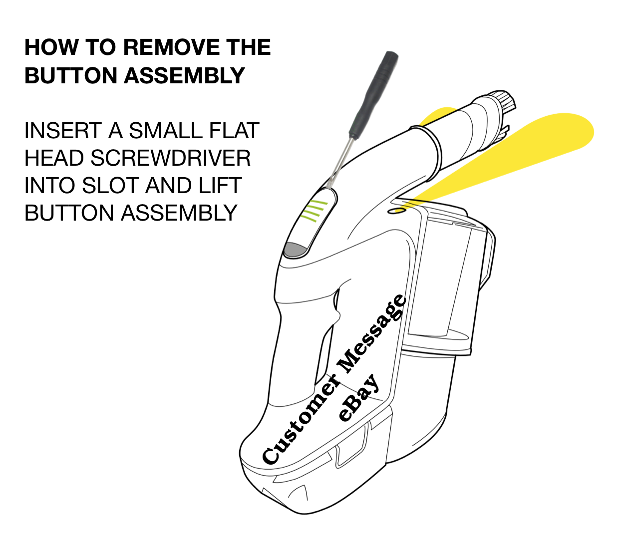 Gtech ATF006 ATF011 ATF024 ATF035 ATF036 ATF037 Improved On/Off Power ...