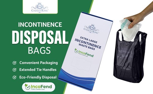 200 Extra Large Adult Incontinence Nappy Disposal Bags Diaper Sack XL ...