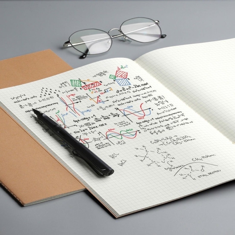 Thick Paper Notebook a5 Simple Stationery Planner Vintage Diary ...