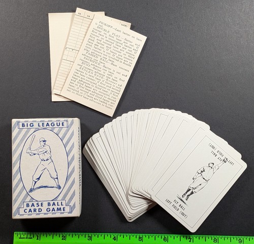 Vintage 1949 Big League Baseball Card Game Complete | eBay