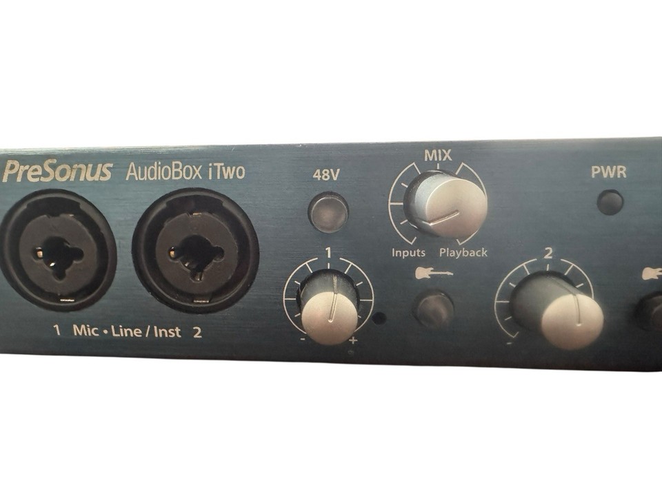 PreSonus AudioBox iTwo 24-Bit/96kHz USB Audio Interface Good Condition ...