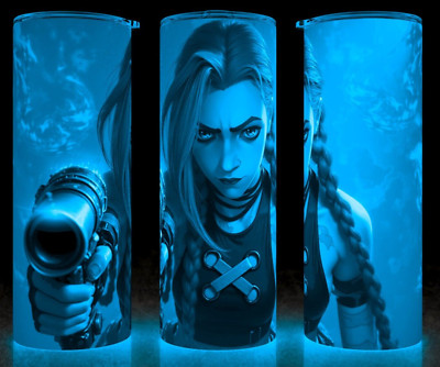 Glow in the Dark Jinx Arcane League of Anime Legends Cup Mug Tumbler | eBay