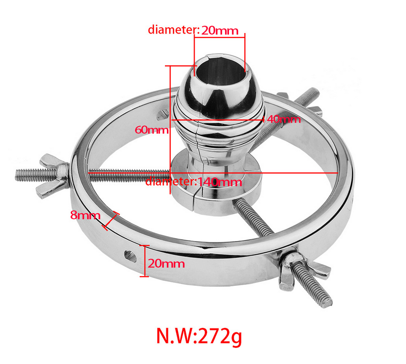 Huge Plug Extreme Spreader Dilator Vaginal Speculum Chastity Device ...