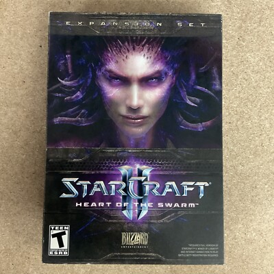 StarCraft II Heart of the Swarm Big Box PC CD-ROM Windows 2013 ...