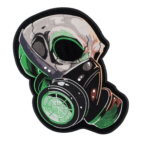 Gas Mask Green Haze Skull Patch, Gas Mask Skull Patches | eBay