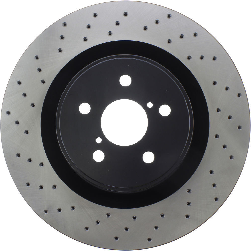 Disc Brake Rotor-Premium OE Style Cross-Drilled Centric fits 08-14 ...